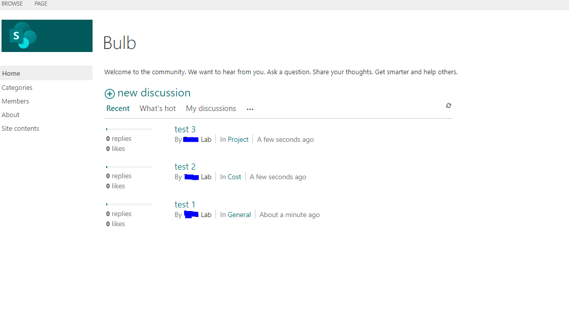 view customization for community site (classic) template in sharepoint ...