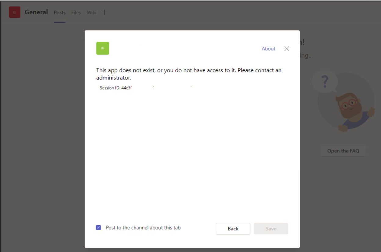 App teams issues - Microsoft Q&A