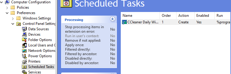 Scheduled Task GPO Not Working - Microsoft Q&A