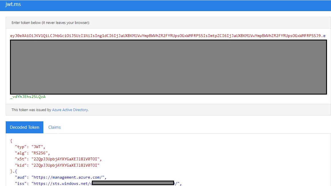 Azure REST API - authentication error - Microsoft Q&A Azure REST API - authentication error - Microsoft Q&A