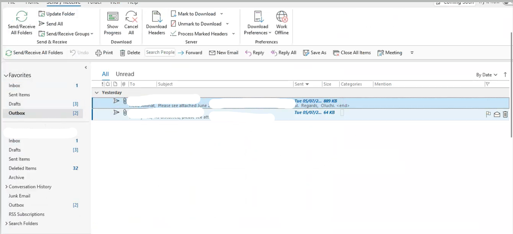Outlook connectivity status is disconnected or trying to connect ...