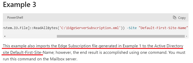 Edge - Subscription. Site. - Microsoft Q&A