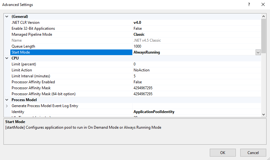 Why Does Build Stop Application Pool Net Core 60 Web App