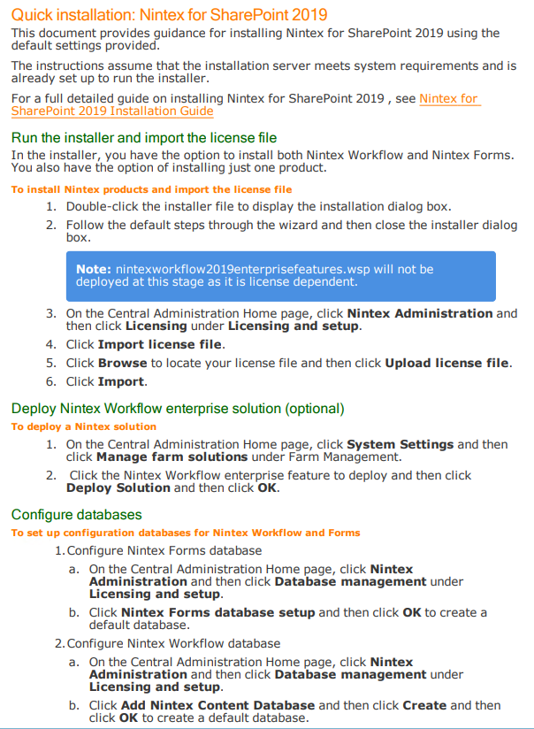 Error Opening In Share Point Document Properties With Nintex Forms In Share Point 2019