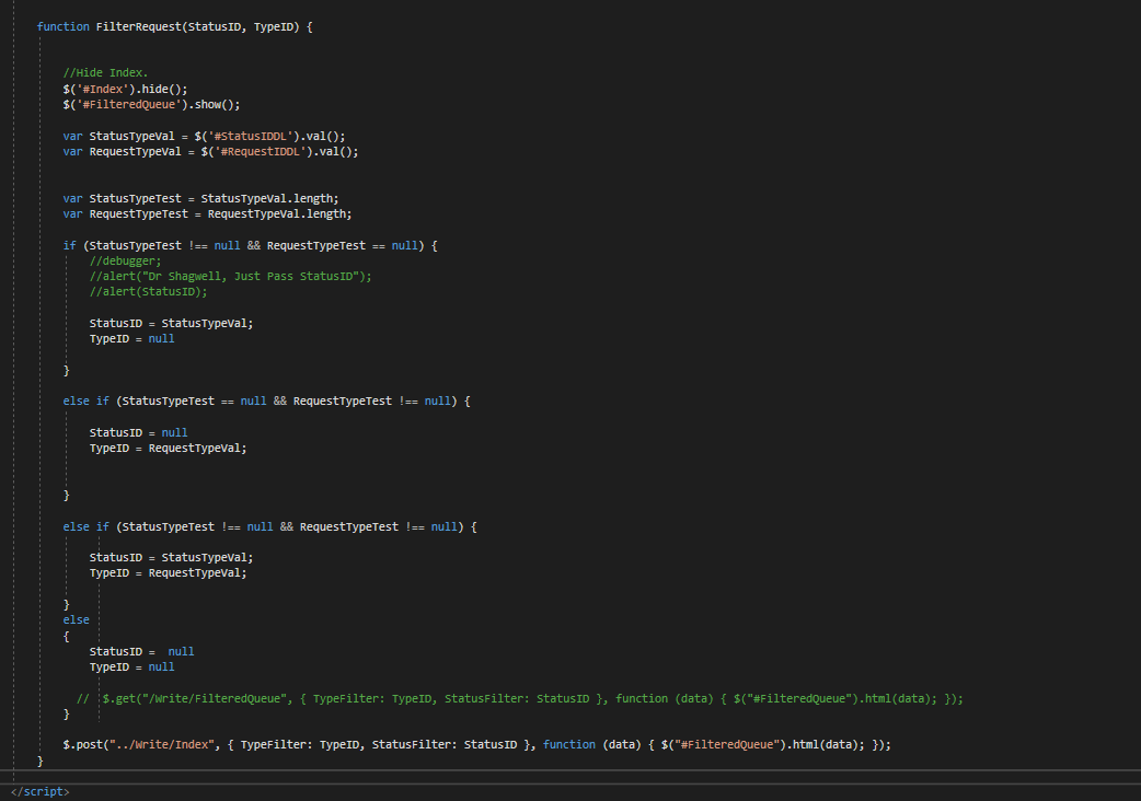 Mvc Razor Dropdown List Filter Works Sometimes Fails Sometimes Getting A 503 Service Jquery 3