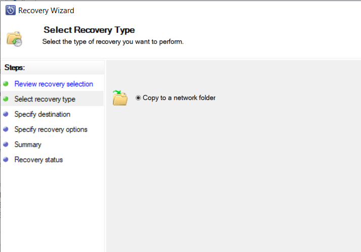 MABS - unable to use the VHDX file restored (system state /BMR) for azure stack hci ...