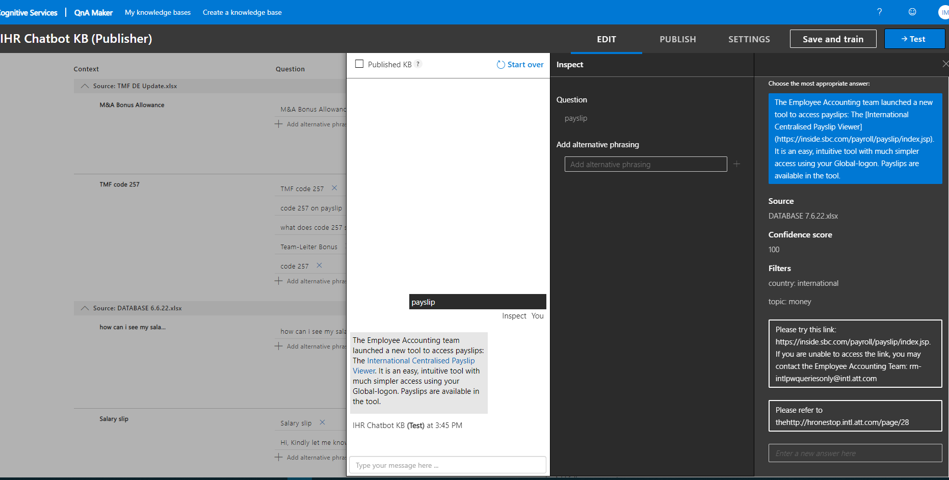 QnA Maker chatbot links not displaying properly in chat client ...