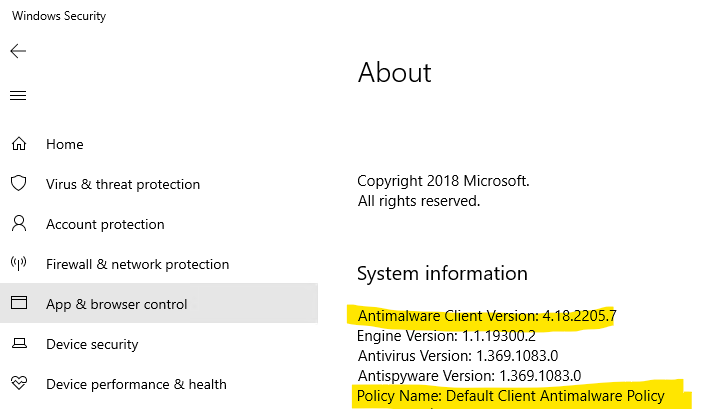 Config manager endpoint protection and group policy and local settings ...