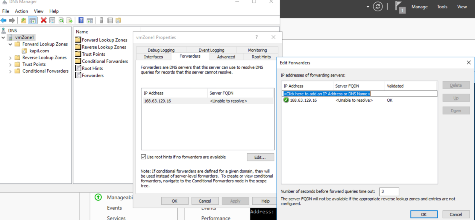 Unable to ping machines connected with private dns zone, how to fix that? - Microsoft Q&A