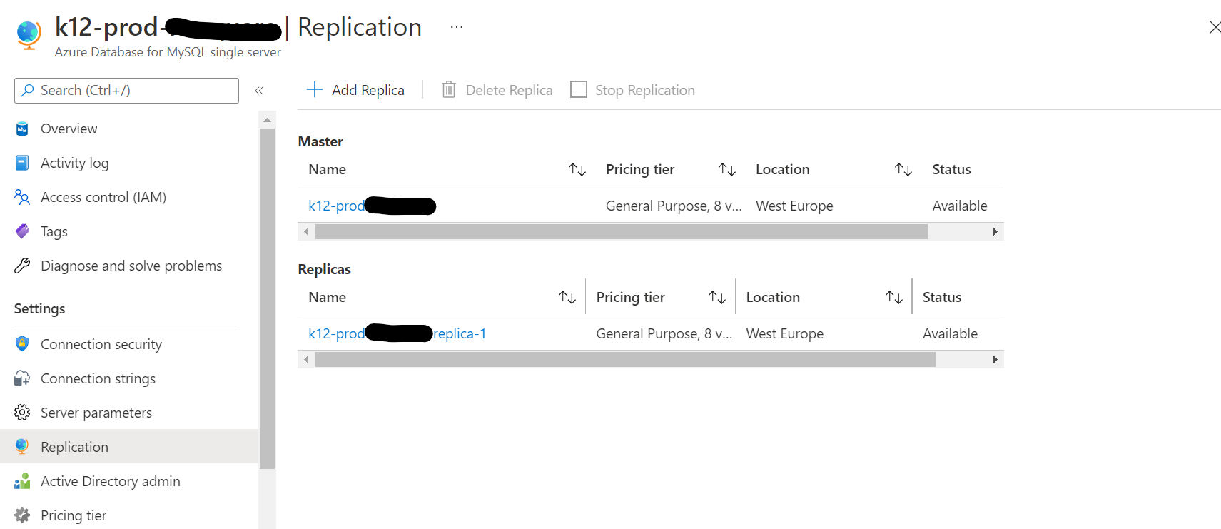 Event Sceduler turned ON when creating MySQL read replica - Microsoft Q&A