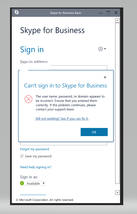 Cant sign in to Skype - Microsoft Q&A