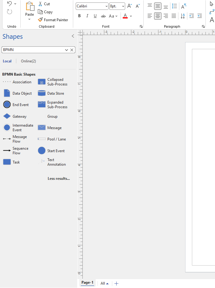 Advanced BPMN Stencils in Visio Plan 2 - Microsoft Q&A