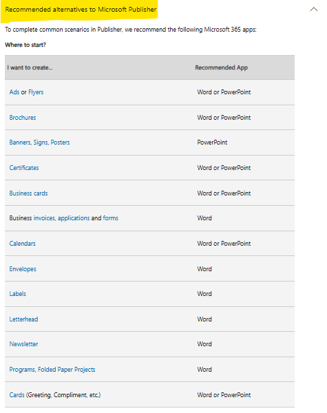 what application can I convert Publisher file - Microsoft Q&A