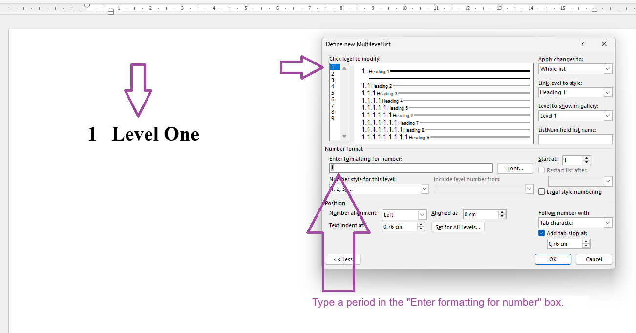Word - numbered lists - Microsoft Q&A