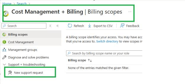 Azure - Transferring Billing Profile from a Subscription - Microsoft Q&A