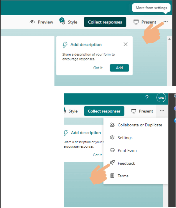 MS form print to pdf creates blank pages and data goes missing in the ...
