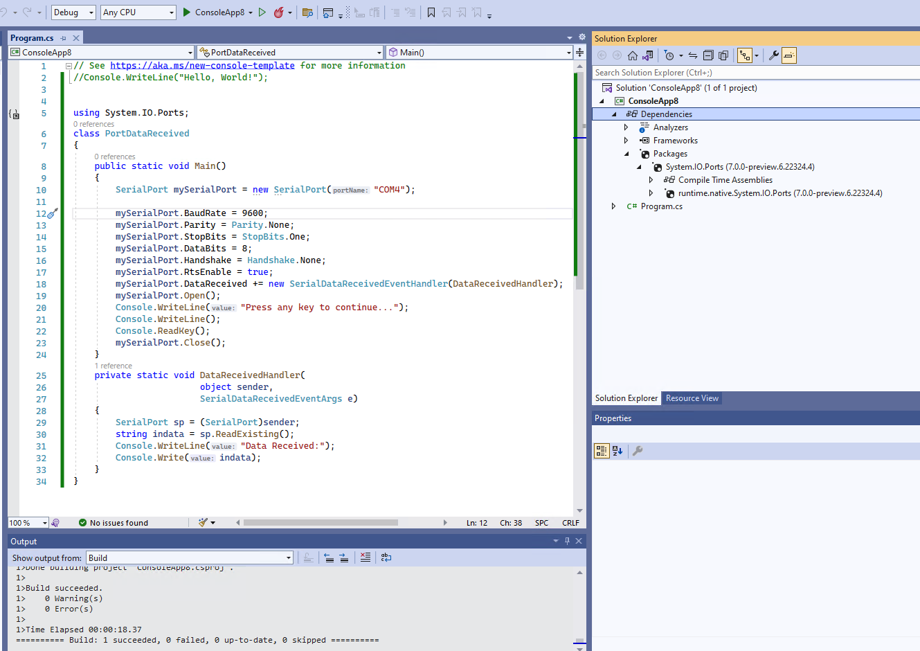 In any language, visual studio 2022 does not recognize terms like ...