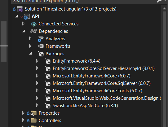 Packages are disappearing on build (F6) - Microsoft Q&A