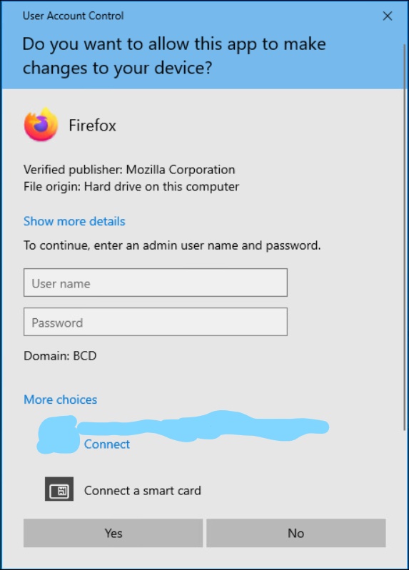 Can we run a Winform over the Windows UAC prompt? - Microsoft Q&A