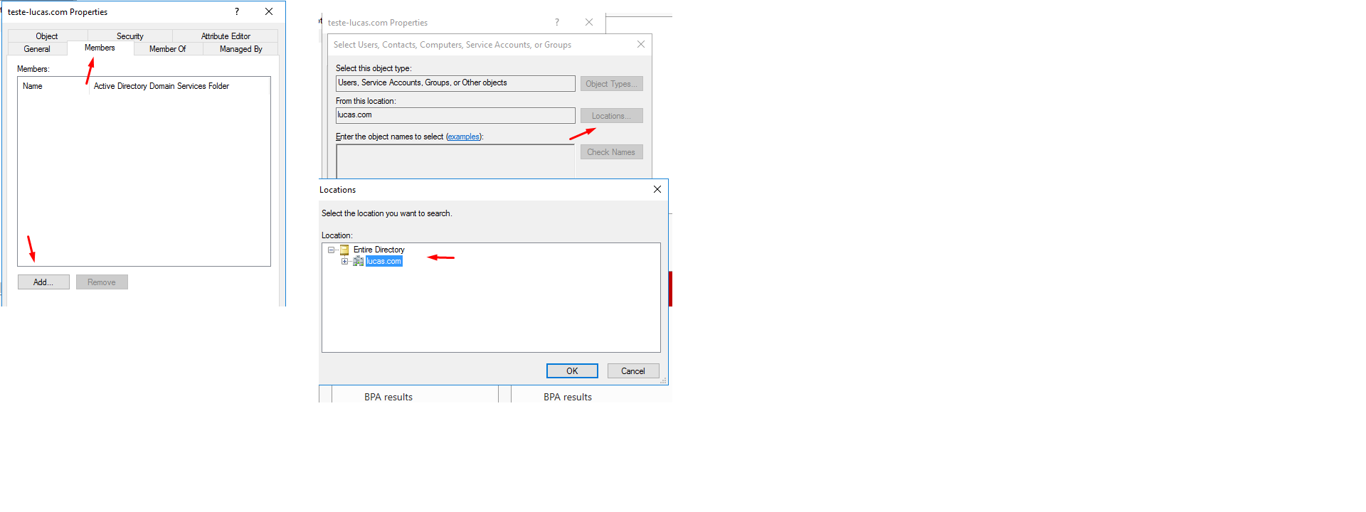 How to add a user in a different group of the Active Directory Domain ...
