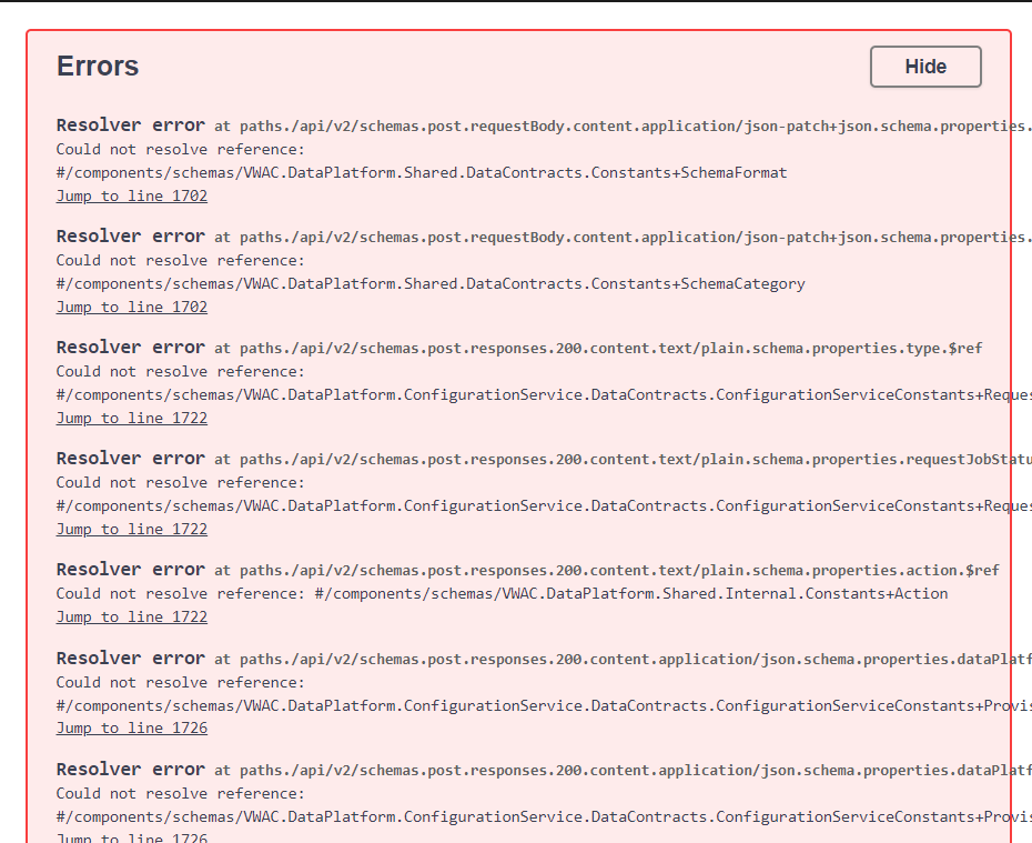 Api Management Swagger Example Not Showing In Apim But In Swaggerui Microsoft Qanda