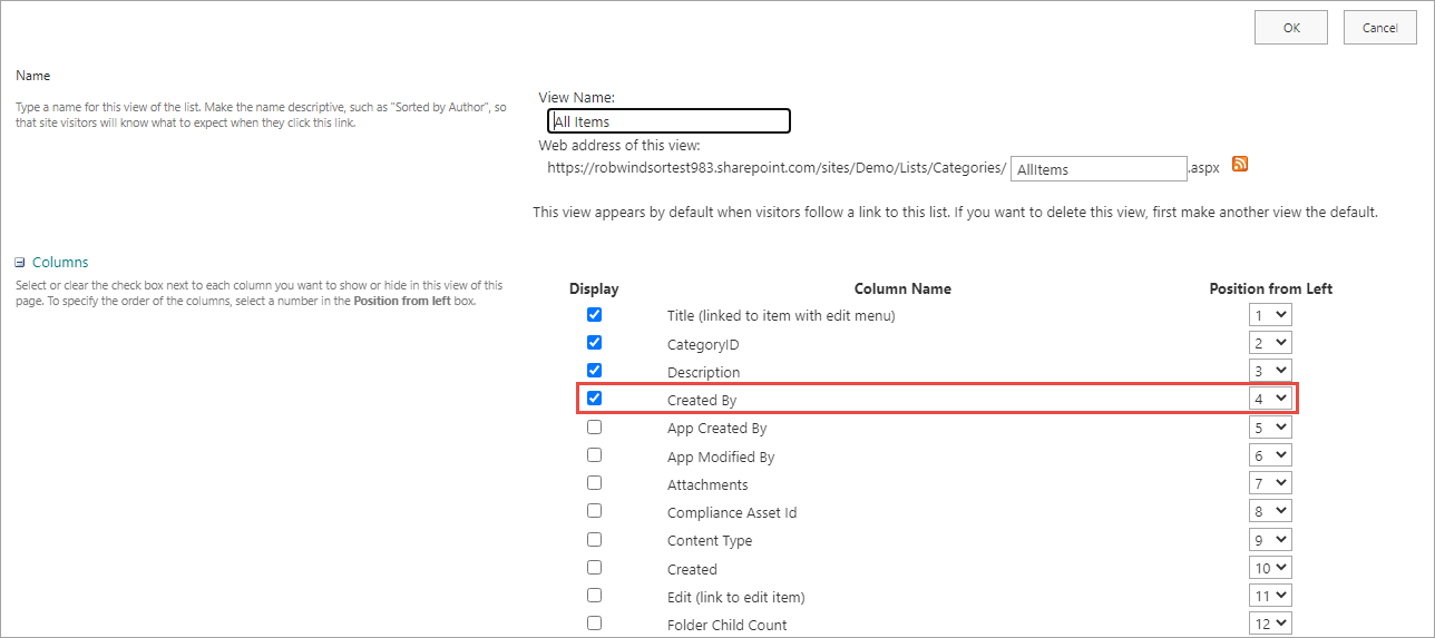 Automatically Add Item Author Name To The Lists View When Creating New Item In Microsoft Lists