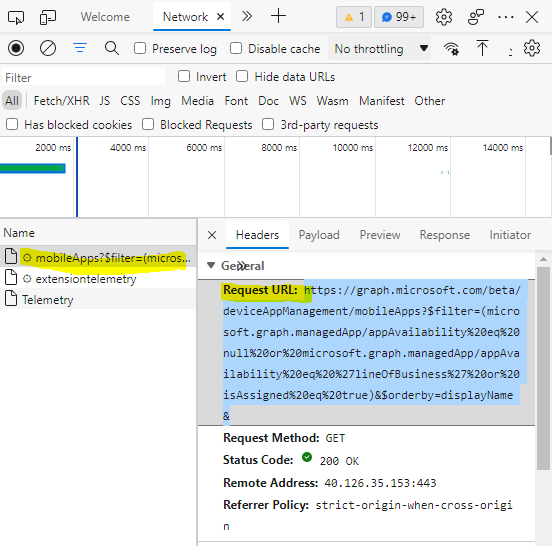 How to get the packageId or bundleId for detectedApps via Microsoft ...
