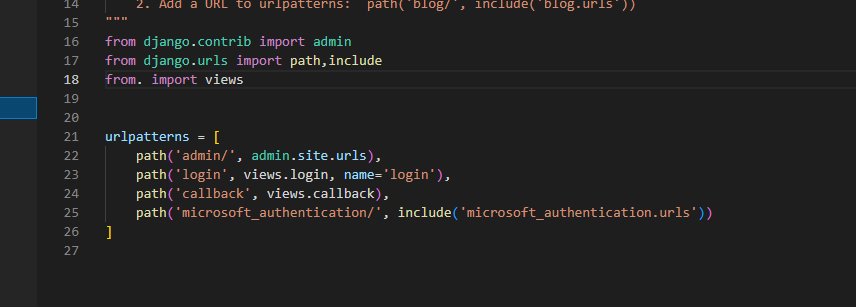 Django Microsoft Authentication Microsoft Qanda 5336