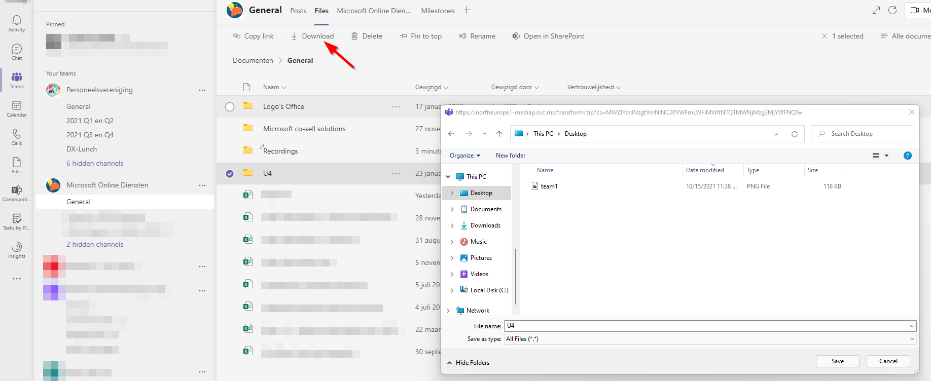 How to extract Folders in Teams Channel in Teams - Microsoft Q&A