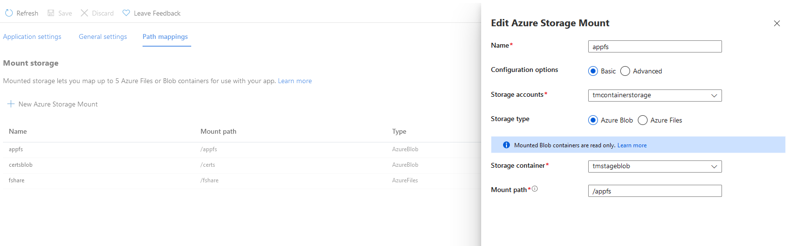 How Do I Get An Azure File Share To Volume Mirror With Source Code