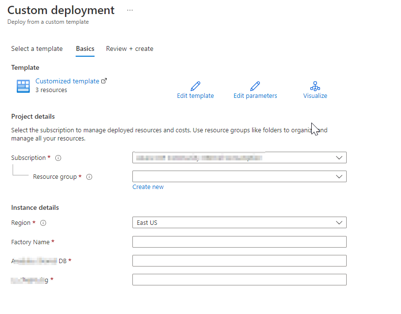 ADF import ARM templates connection string failure - Microsoft Q&A