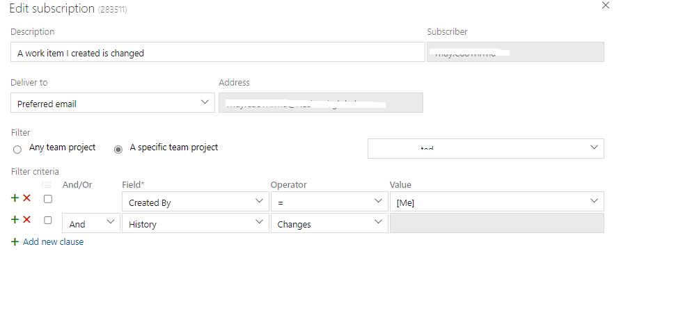 Azure Devop Subscription Does Not Work As My Expectation Microsoft Qanda