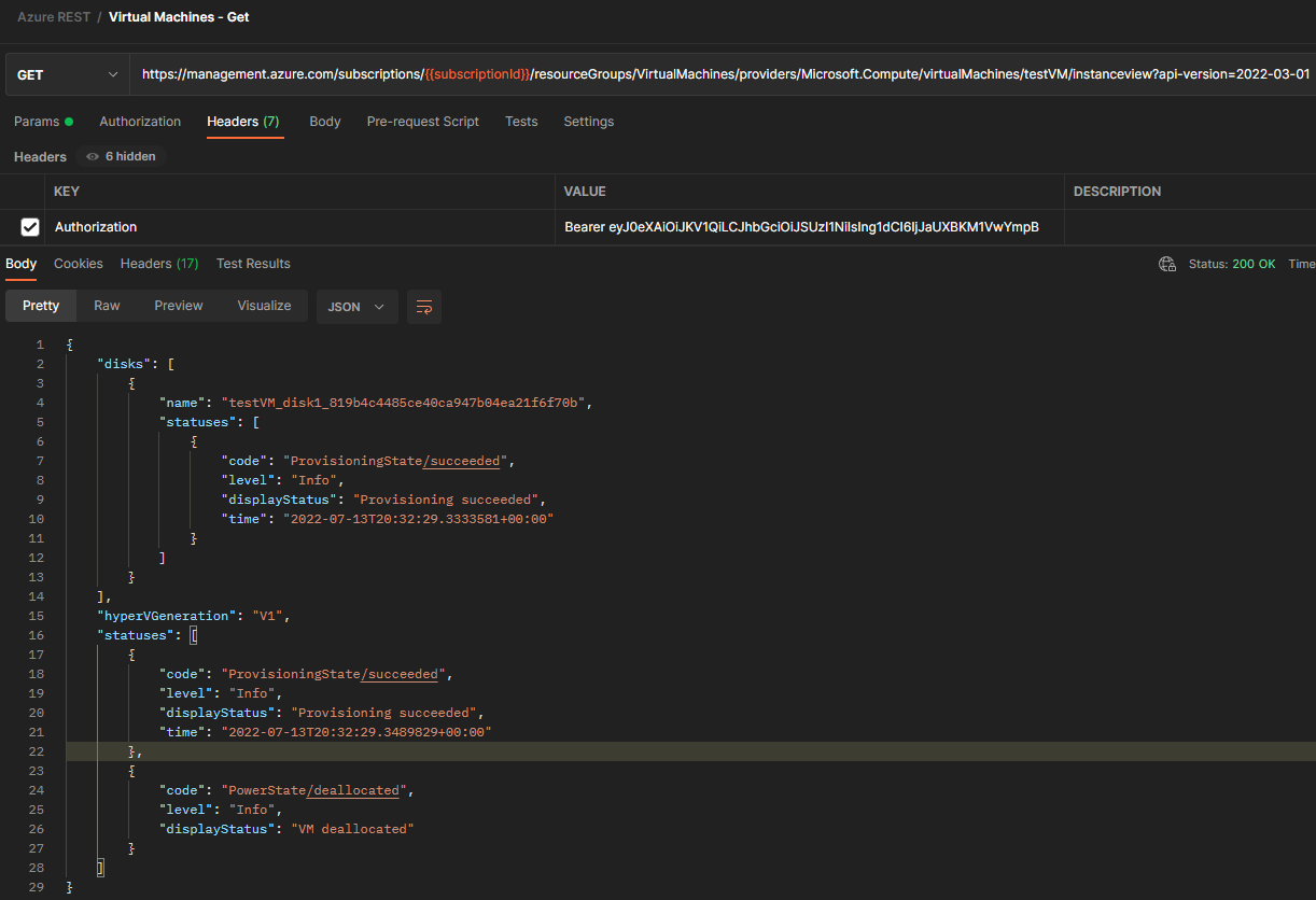 Azure REST API - authentication error - Microsoft Q&A Azure REST API - authentication error - Microsoft Q&A