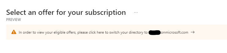 Cannot create subscription under new tenant - Microsoft Q&A Cannot create subscription under new tenant - Microsoft Q&A