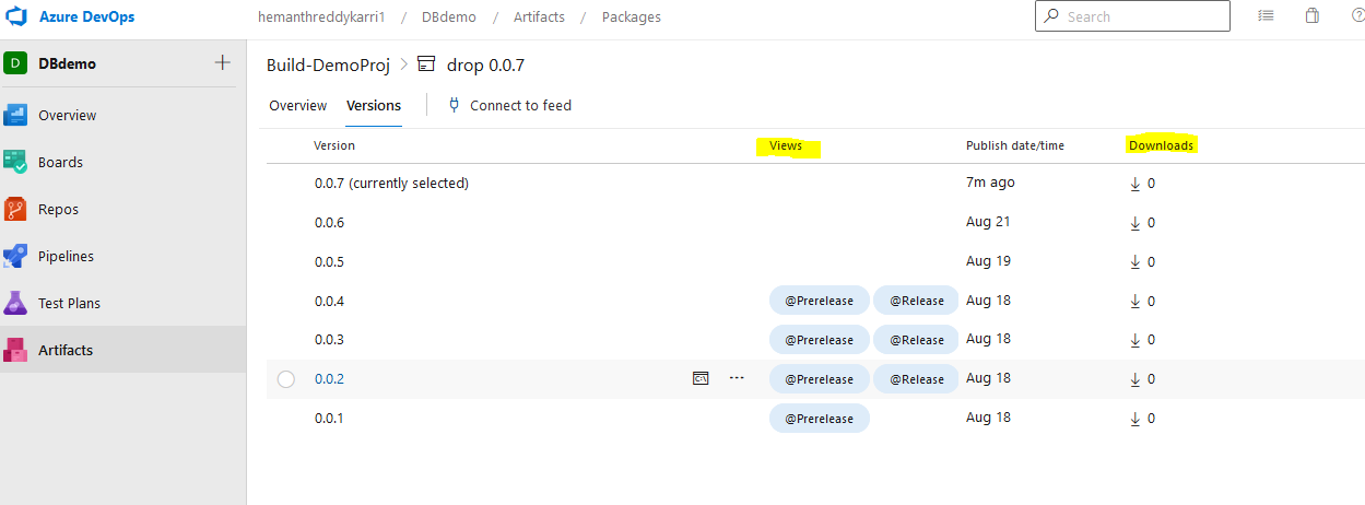 Is Azure Artifact Is Only For Library Management Or Can We Store The Build Artifacts Using