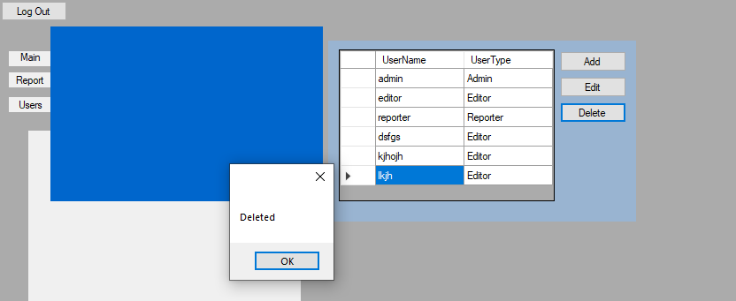How To Refresh Datagridview Table From Sql Data Table Afeter Delete Or Editting In C Windows