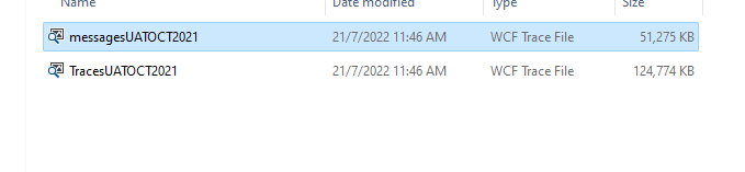 Error There Is No Trace Loaded From The File In Microsoft Service Trace Viewer Microsoft Qanda