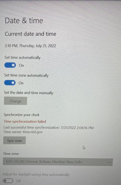 Autopilot devices - Forcing a manual time sync failed - Microsoft Q&A Autopilot devices - Forcing a manual time sync failed - Microsoft Q&A