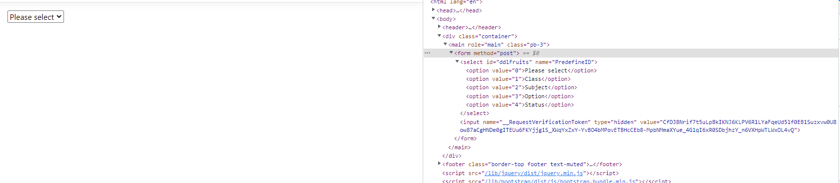 How do I populate dropdownlist inside Razor pages Not MVC - Microsoft Q&A How do I populate dropdownlist inside Razor pages Not MVC - Microsoft Q&A