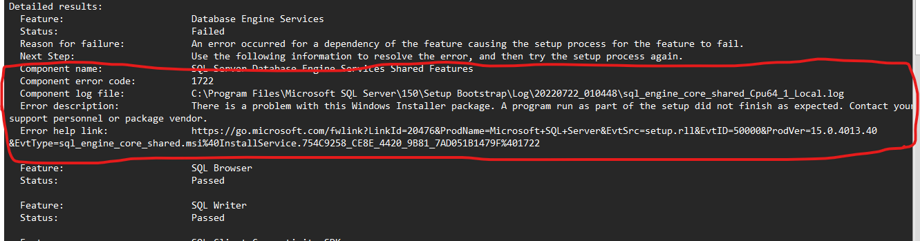 Unable To Install Sql Server Exit Code Decimal 2068052614 Microsoft Qanda