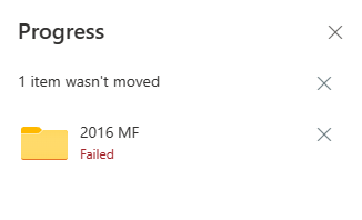 SharePoint bugs with move/copy directories and files - Microsoft Q&A