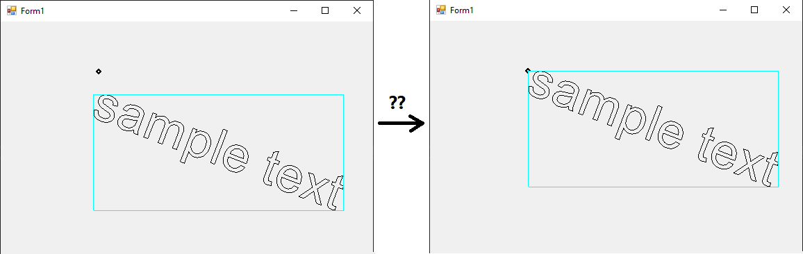 Graphicspath Text Rendering Issue Empty Space Between How To Rotate Around A Point 2974