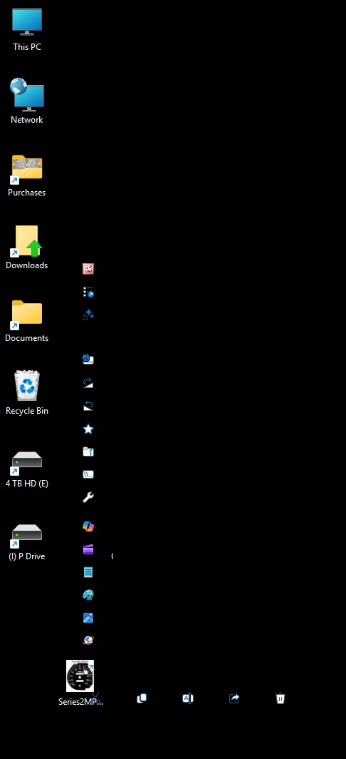Right Click on desktop small icons popup - Microsoft Q&A