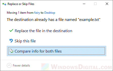 copy files with same name in windows 10 enterprise - Microsoft Q&A