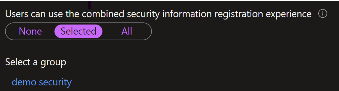 SSPR and MFA Combined Registration - Currently no SSPR - Microsoft Q&A
