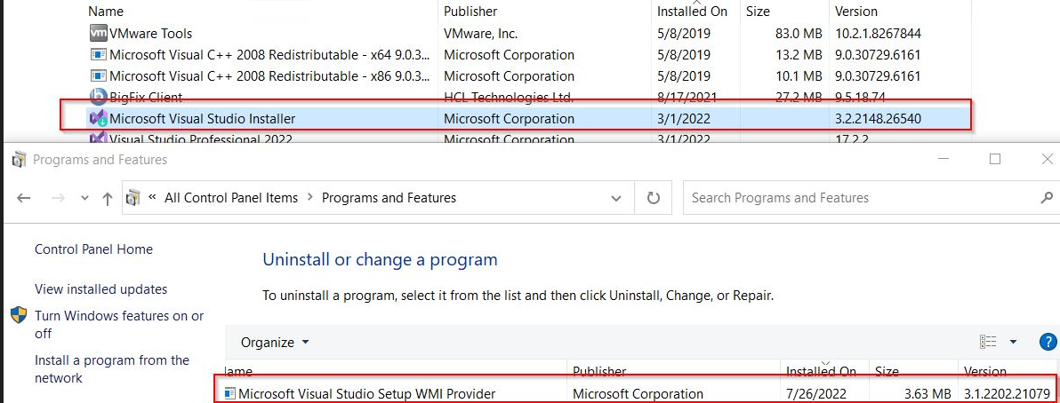Does Visual Studio Client Detector Utility version changes ...