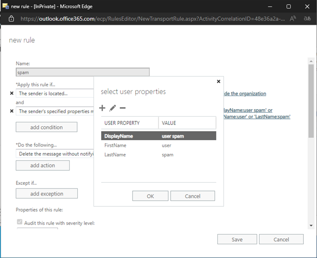 How can I block email by the senders name? - Microsoft Q&A
