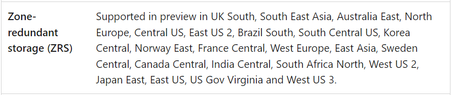 Zonal redundant Storage for Backup data from Azure Backup is GA ...