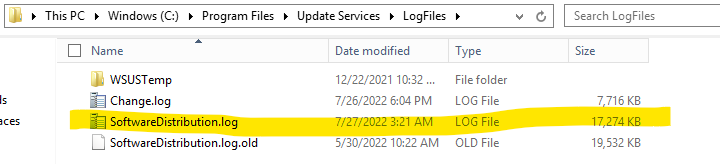 1st WSUS synchronization failing after 4+ hours - Microsoft Q&A