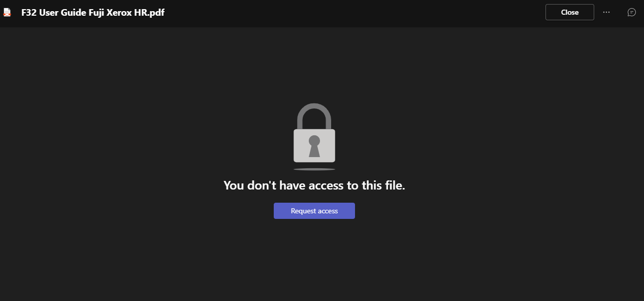 Unable to access files shared in Teams chat - Microsoft Q&A Unable to access files shared in Teams chat - Microsoft Q&A